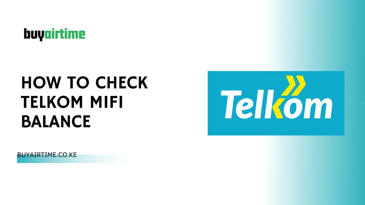 How To Check Telkom Mifi Balance (2025)